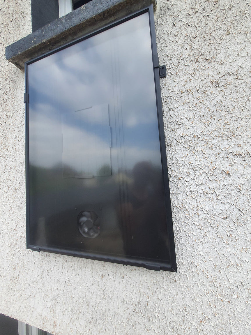 Luft kollektor OS30 Solarluft bereiter, Luft ventilator mit LCD ...